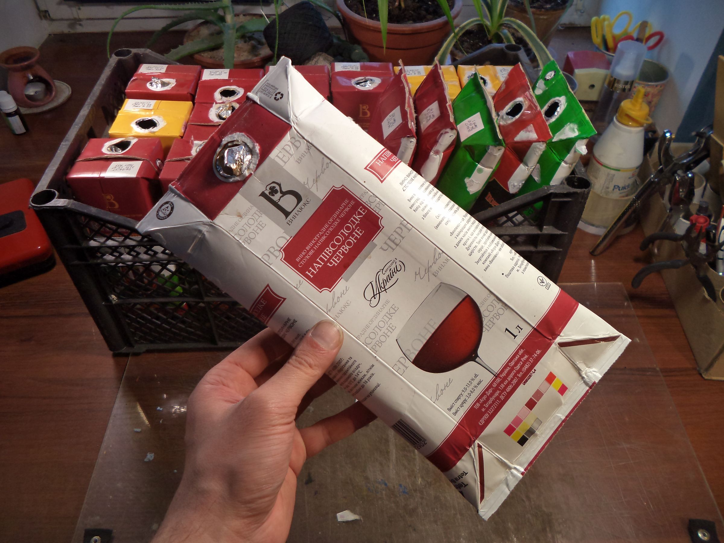 Vertical Gardening With Tetra Paks P1. Making Baskets : 19 Steps (with ...