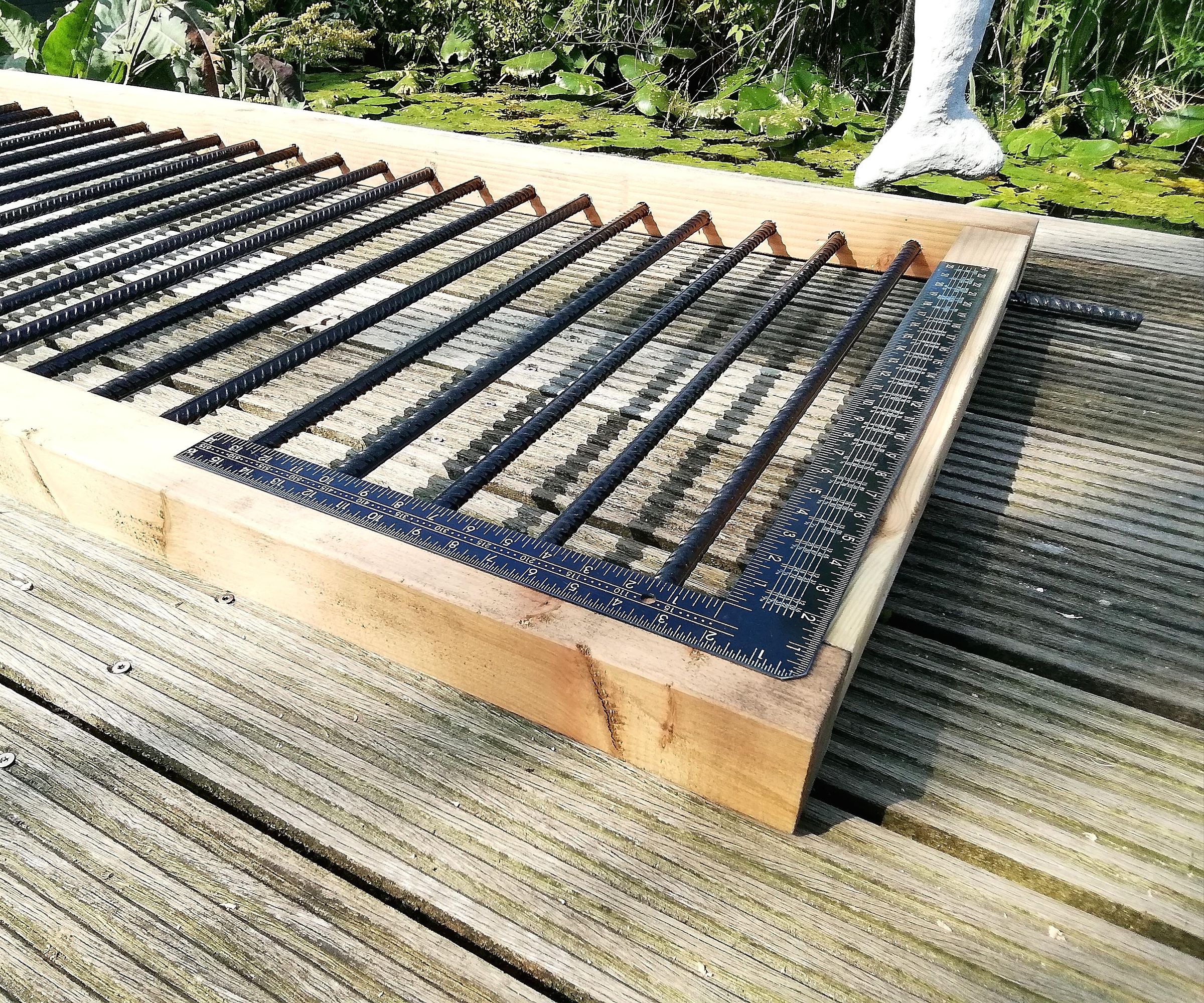 Fence Made From Rebar and Douglas Fir Wood : 23 Steps (with Pictures ...