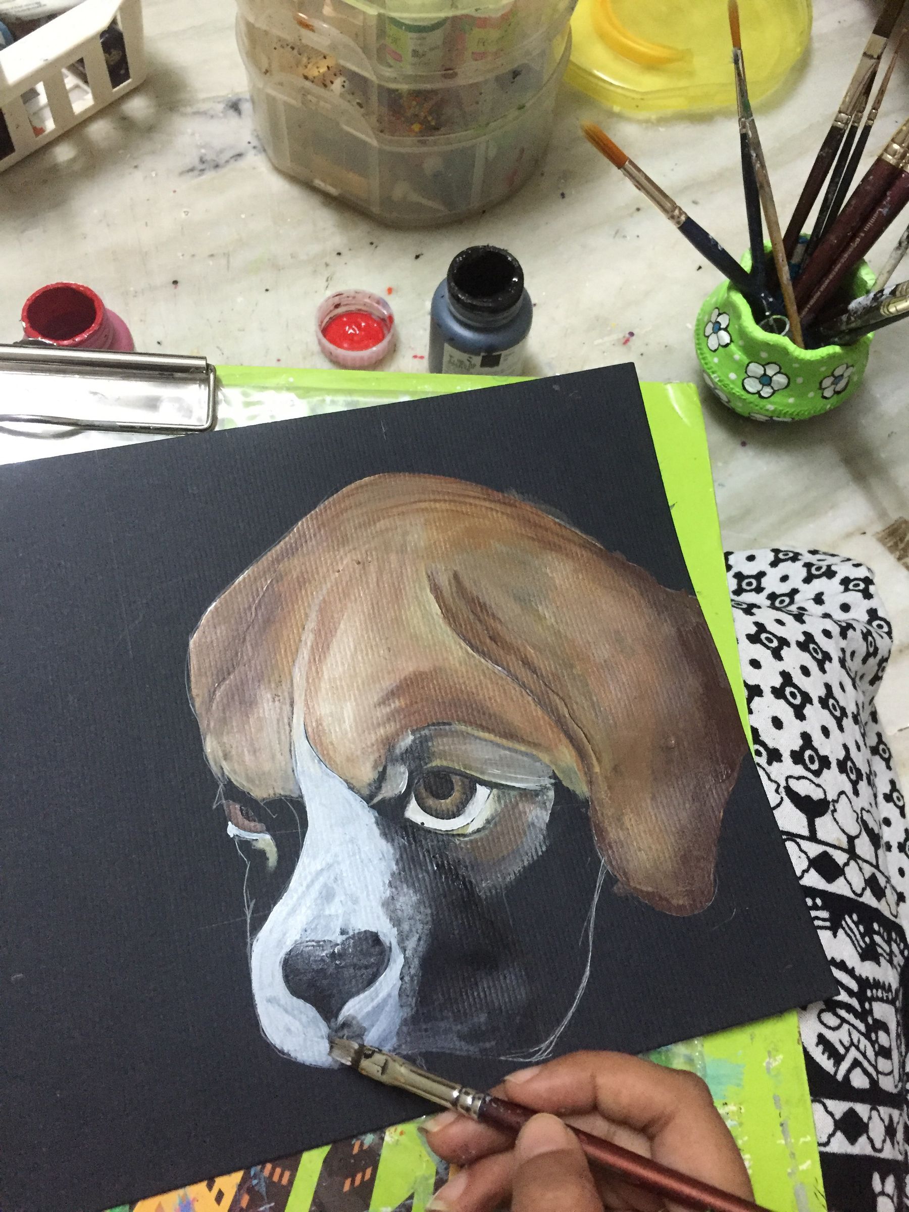 Acrylic Painting of Dog : 3 Steps - Instructables