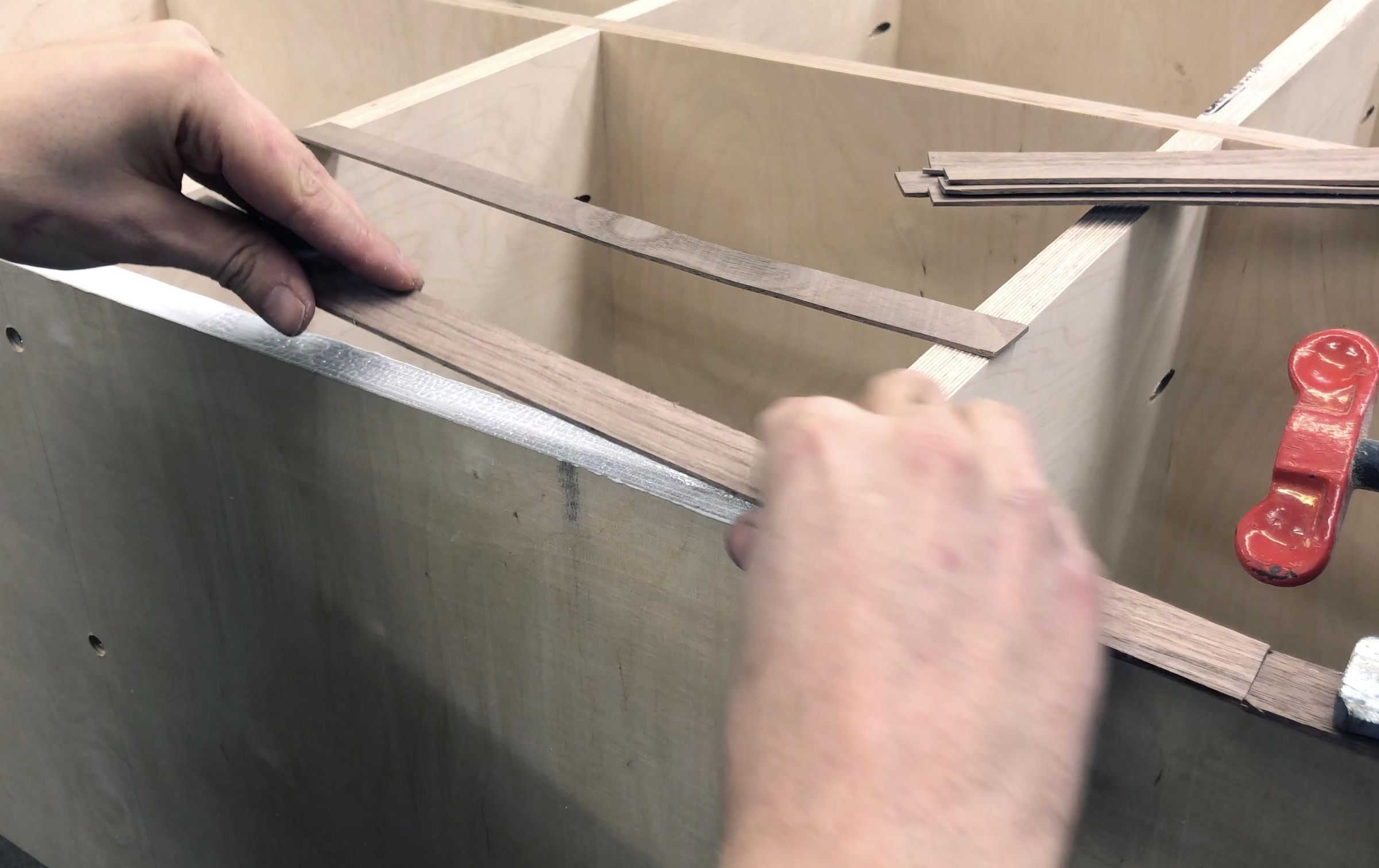 Easily Applying Plywood Edge Banding In 2021 Plywood Edge How To Apply