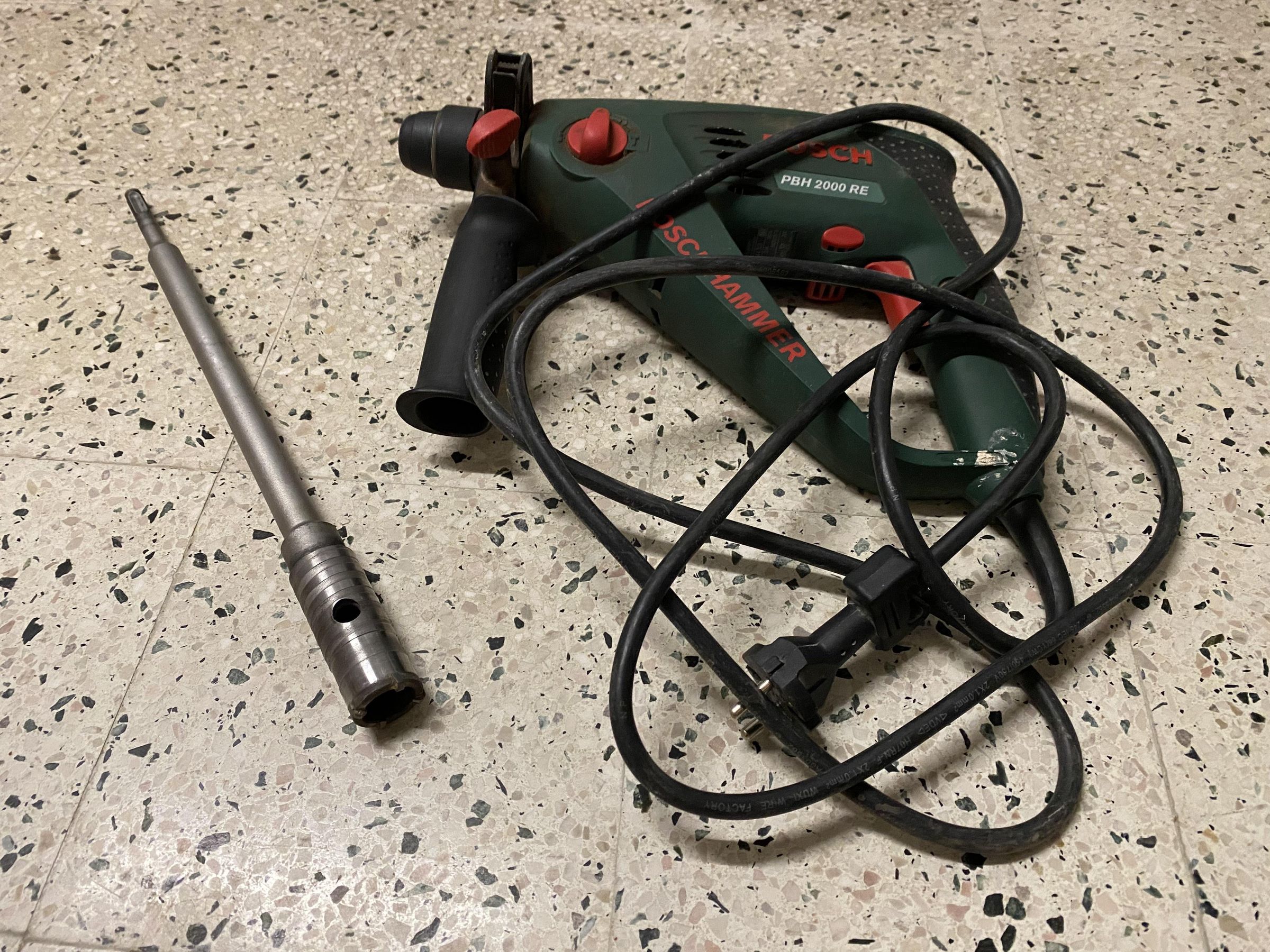 How to Drill Large Bore Holes Into a Brick Wall (and How Not To) : 5 ...