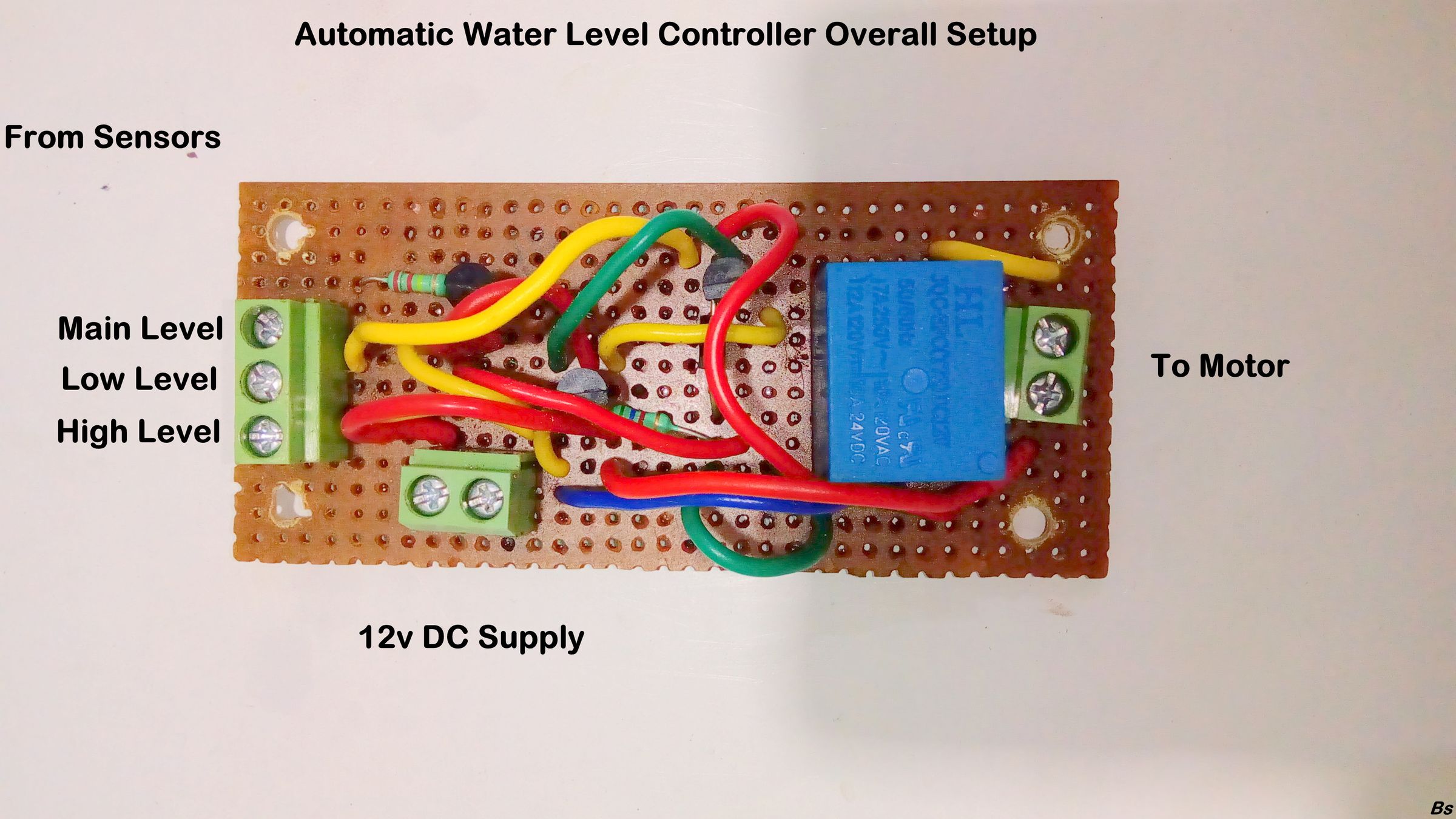 Automatic Water Level Controller Using Transistors or 555 Timer IC : 5 ...