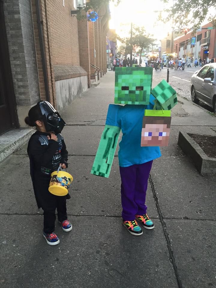 Easy "No Sew" Soft Minecraft Zombie Costume. : 14 Steps (with Pictures ...