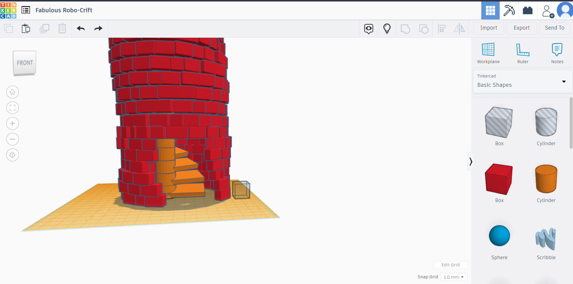 Tinkercad- Spiral Stair Dice Tower : 9 Steps - Instructables