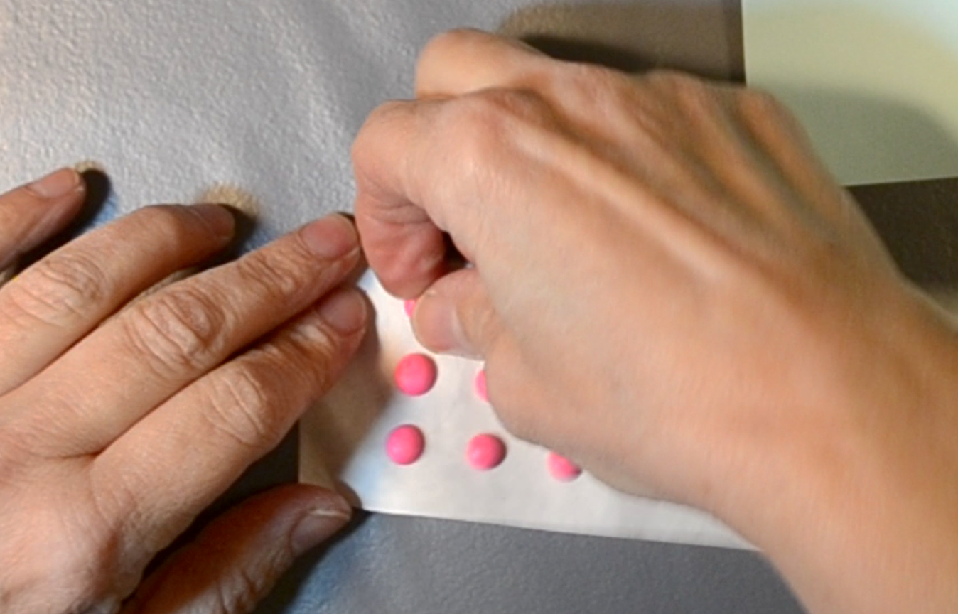 Candy-Button Braille Message - Instructables