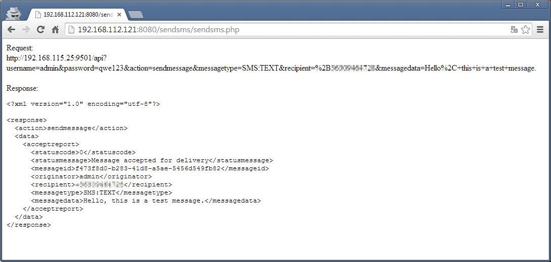How to Send SMS From a PHP Website Through HTTP by Using Raspberry Pi ...