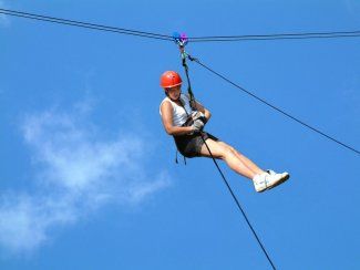 Building a Zipline : 6 Steps - Instructables