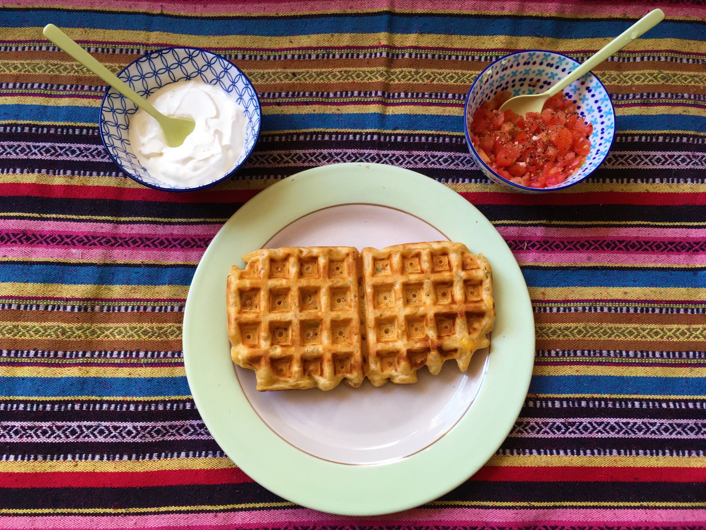 Eggless Waffle and Wrapless Wrap: the WRAFFLE : 6 Steps (with Pictures ...