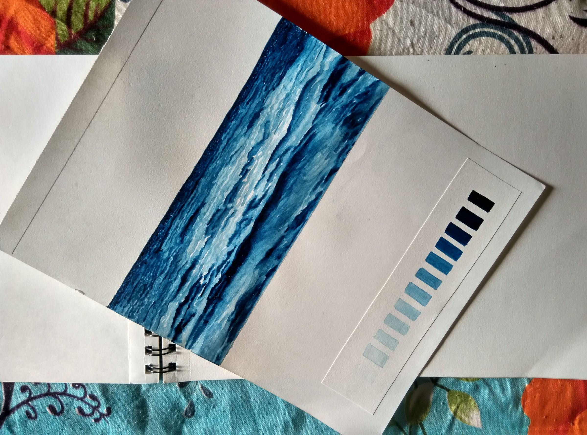WATER COLOUR PAINTING WITH SINGLE COLOUR : 8 Steps (with Pictures ...