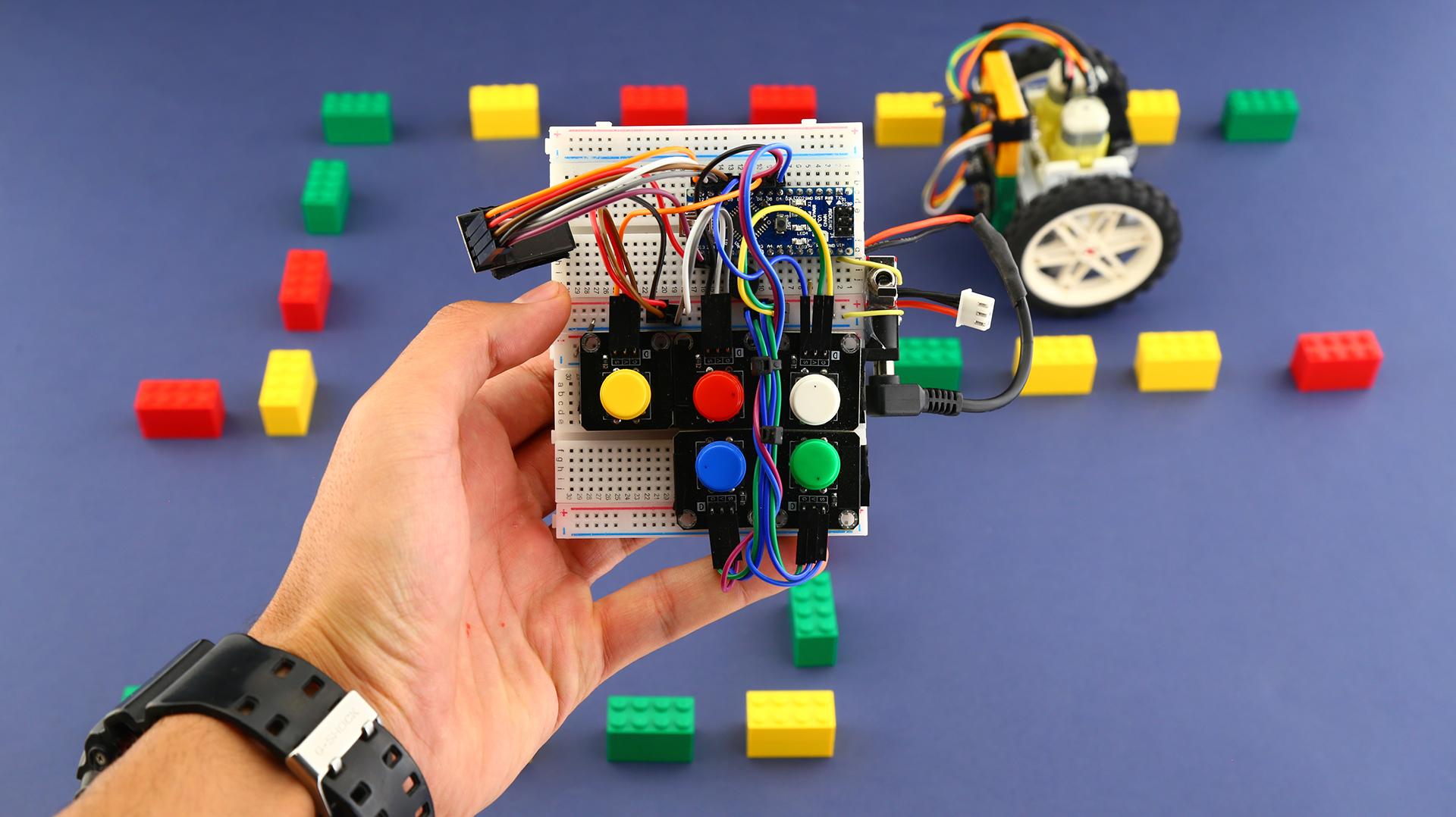 A DIY Tangible Coding Robot With Arduino, 3D Printed, and Lego ...