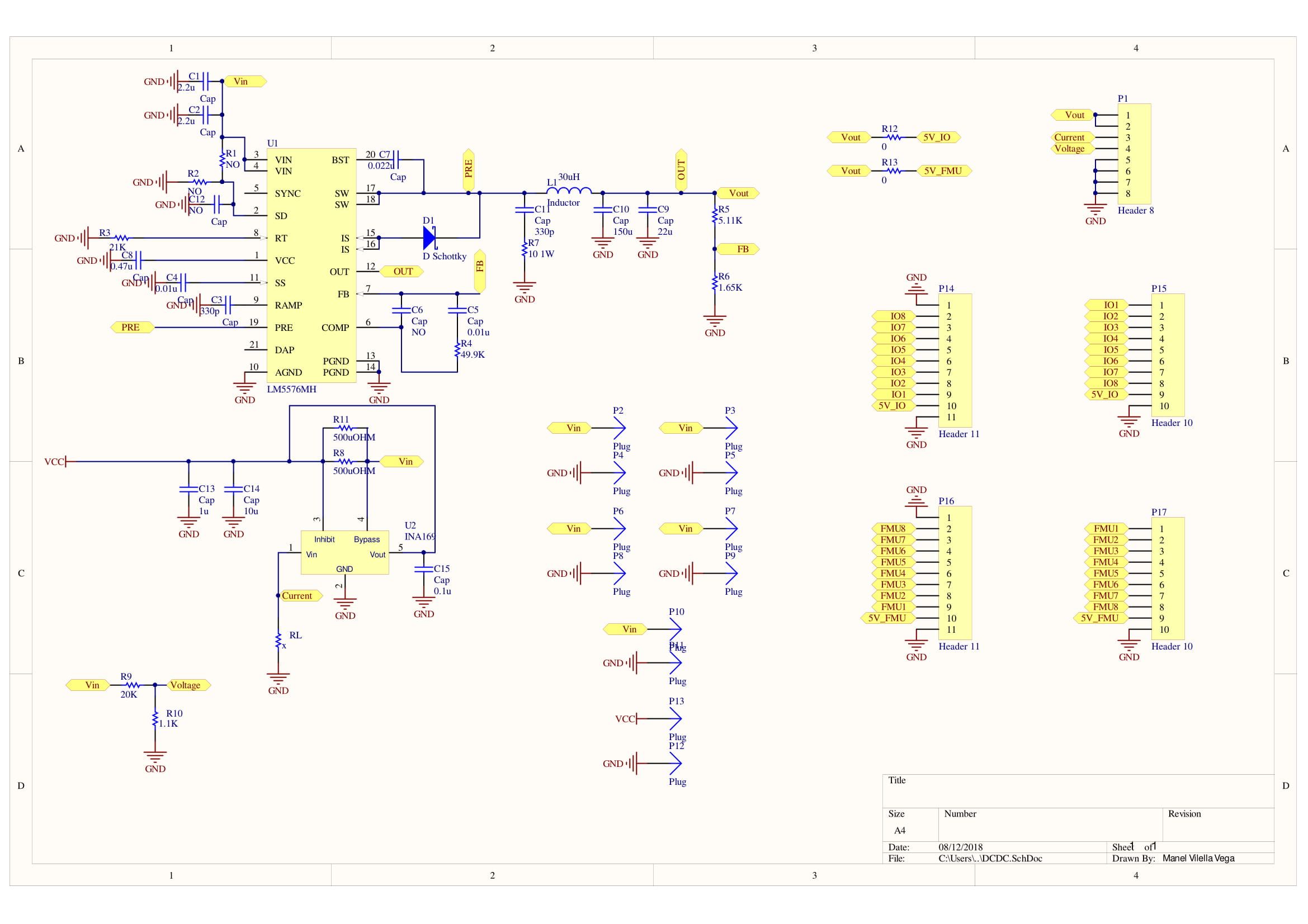 Design of a High Power PDB (Power Distribution Board) for a Pixhawk : 5 ...