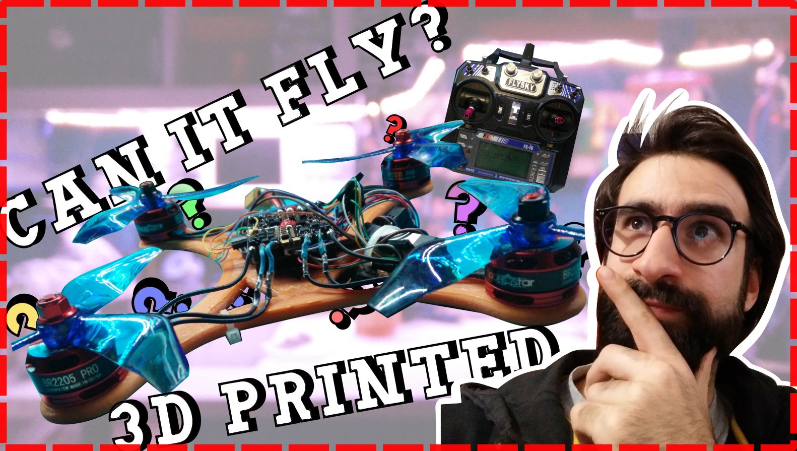 Build a Racing Drone - Custom 3D Printed Frame : 6 Steps (with Pictures ...
