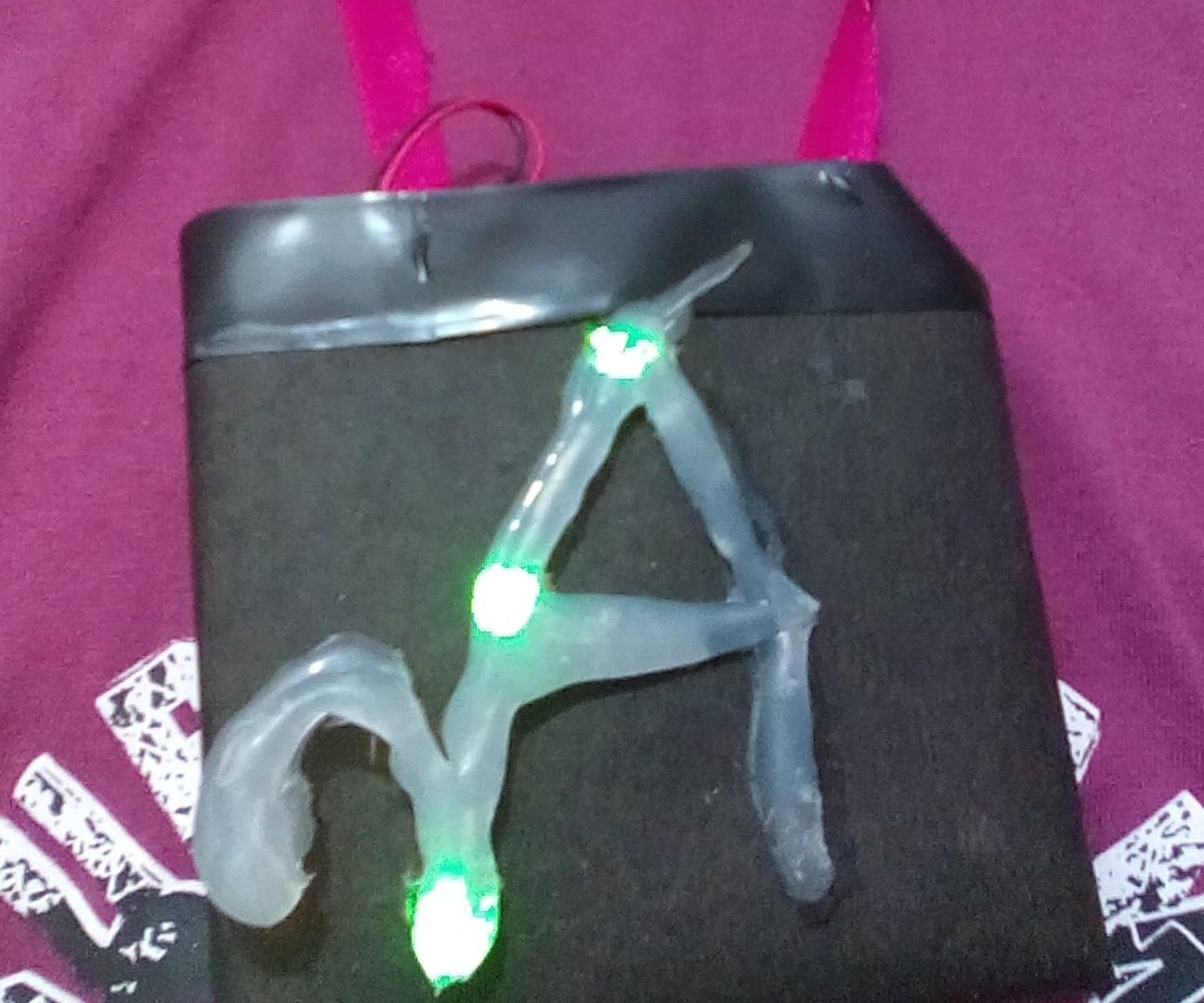 Spooky Name Tag ( Linkit One ) : 5 Steps - Instructables