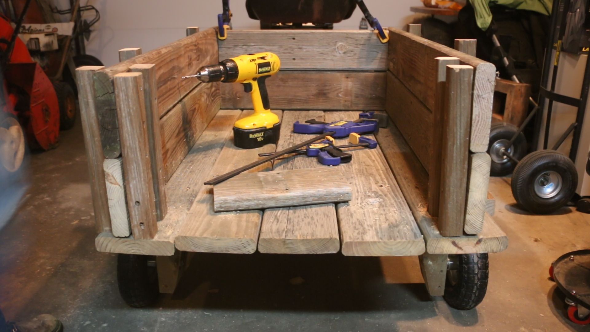 Deck Wood Dump Cart : 7 Steps (with Pictures) - Instructables