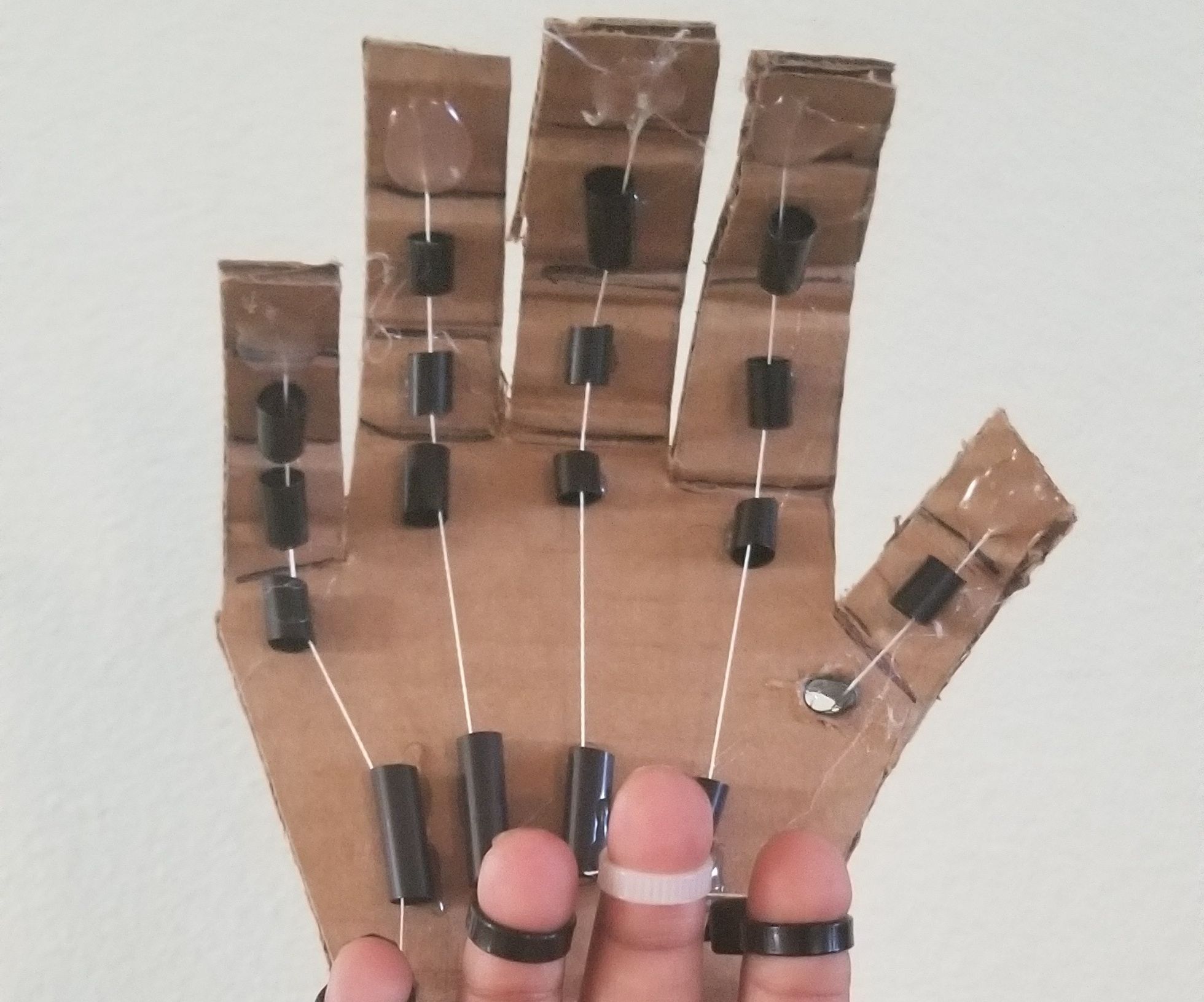 DIY Cardboard Mechanical Hand : 4 Steps - Instructables