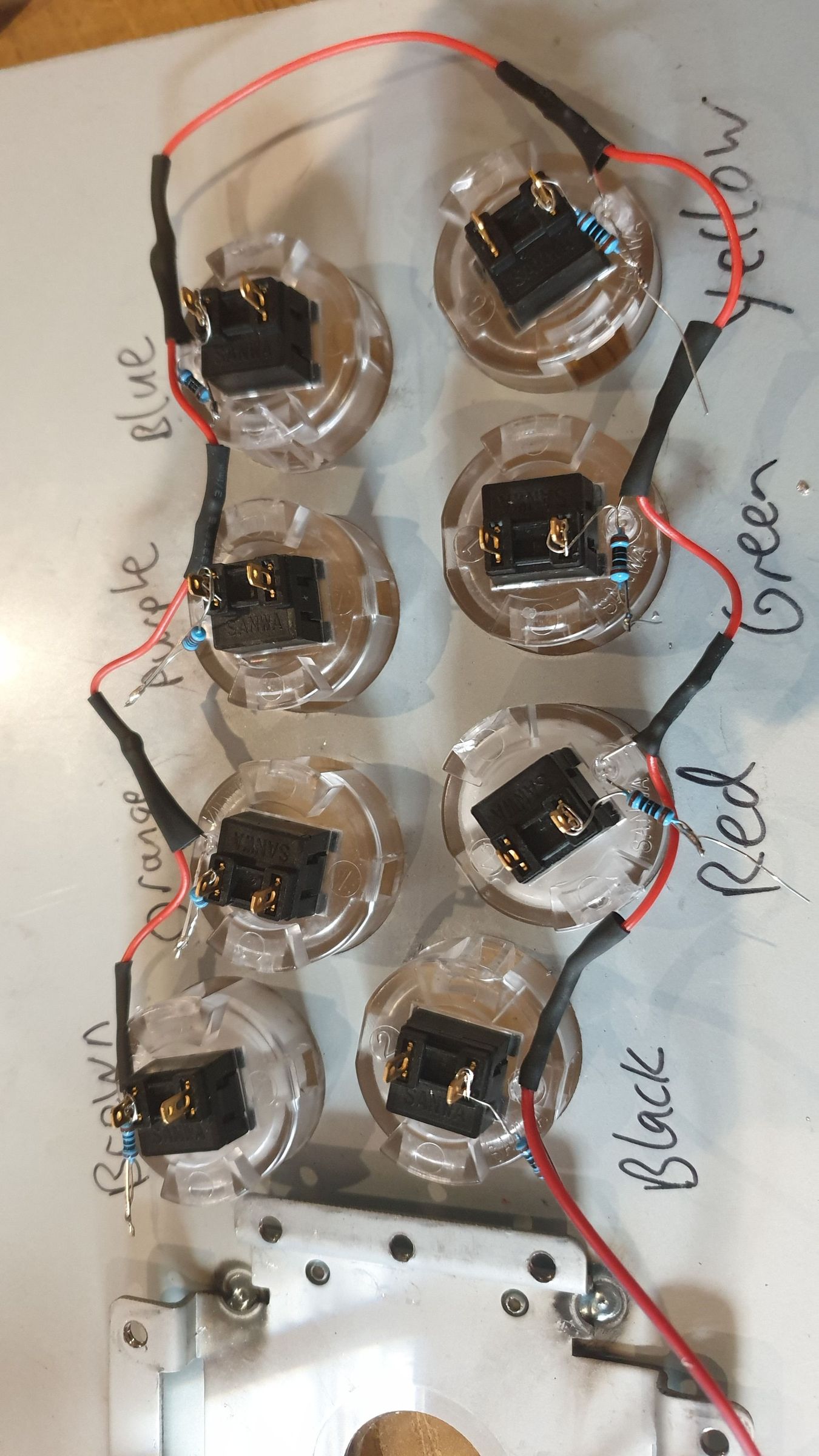 Add LEDs to Your Arcade Stick Sanwa Buttons! : 6 Steps (with Pictures ...