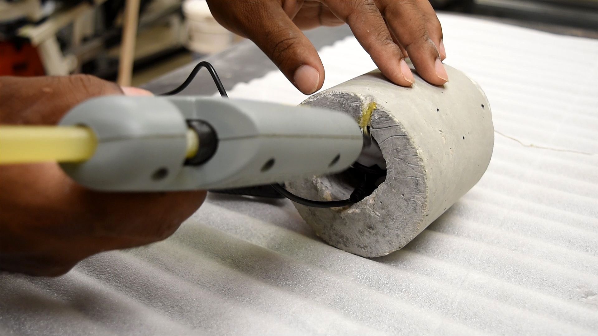 DIY Concrete Lamp - LED String Light : 9 Steps (with Pictures ...