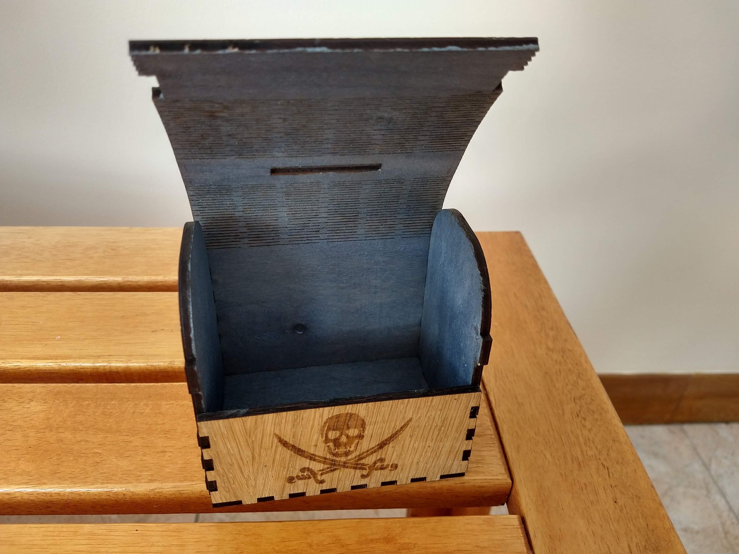 Laser Cut Treasure Chest Money Box : 9 Steps (with Pictures ...