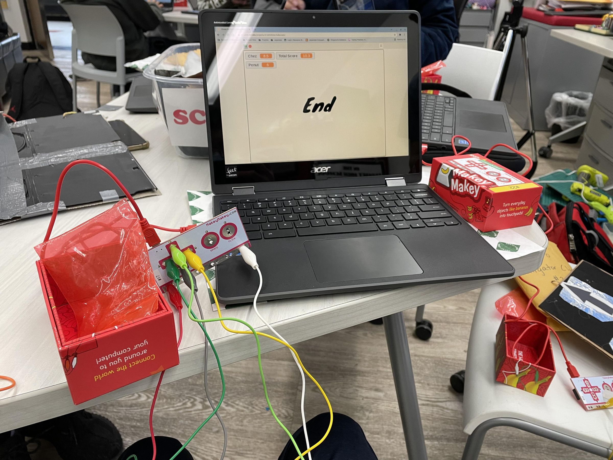 Makey-Makey Project: the Cat, the Mouse, and the Cheese (the Peanut Too ...