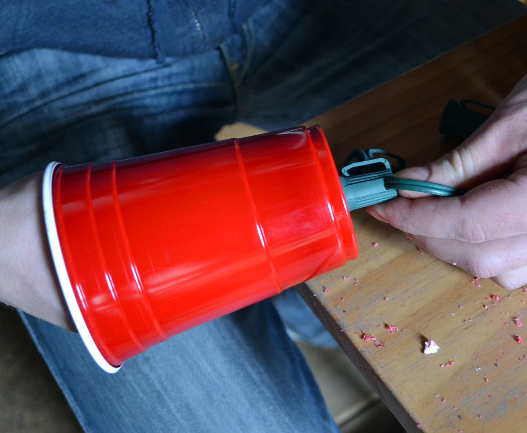 Red Plastic Cup Party Light String : 4 Steps (with Pictures ...