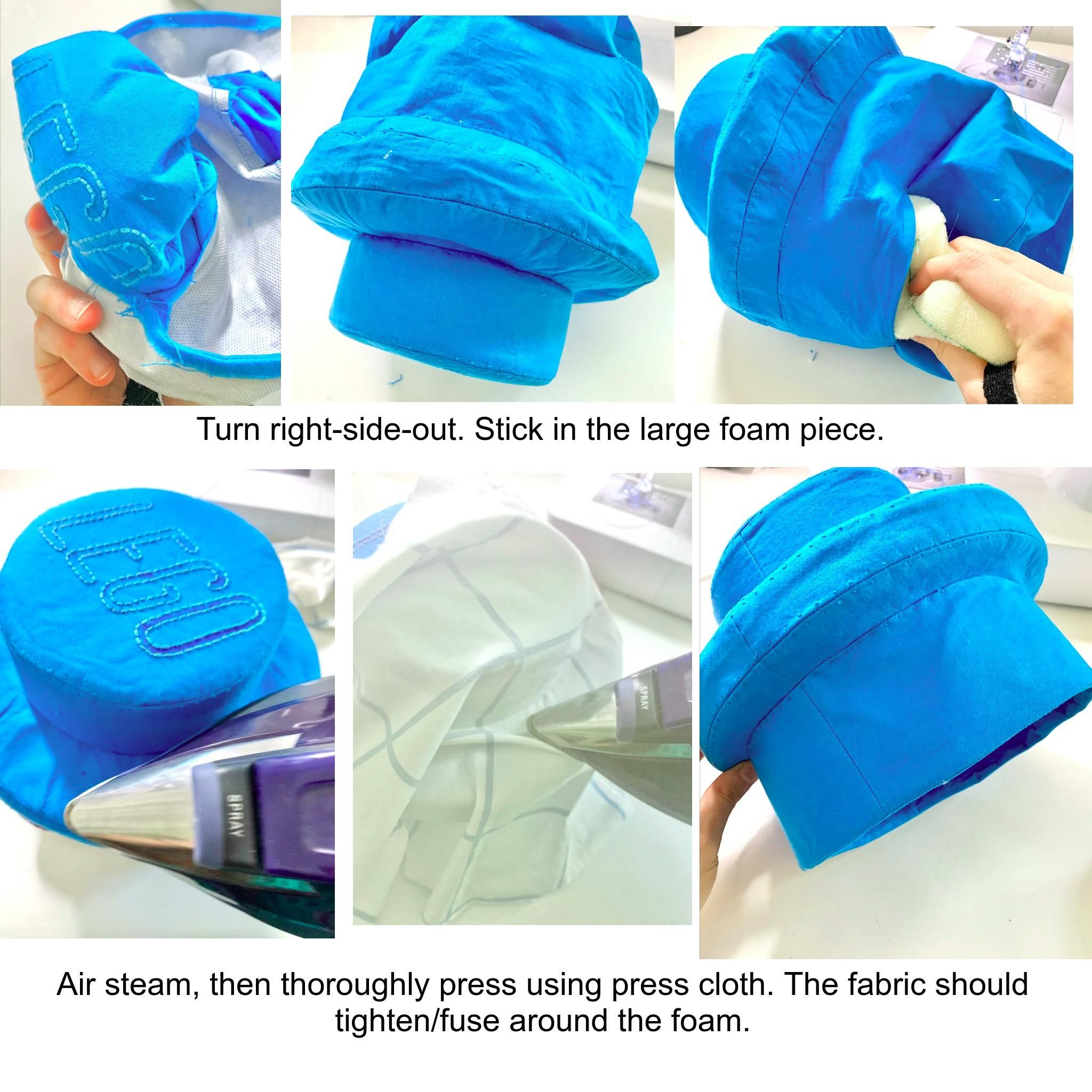 Cloth LEGO Brick Hat + Sewing Pattern. : 34 Steps (with Pictures ...