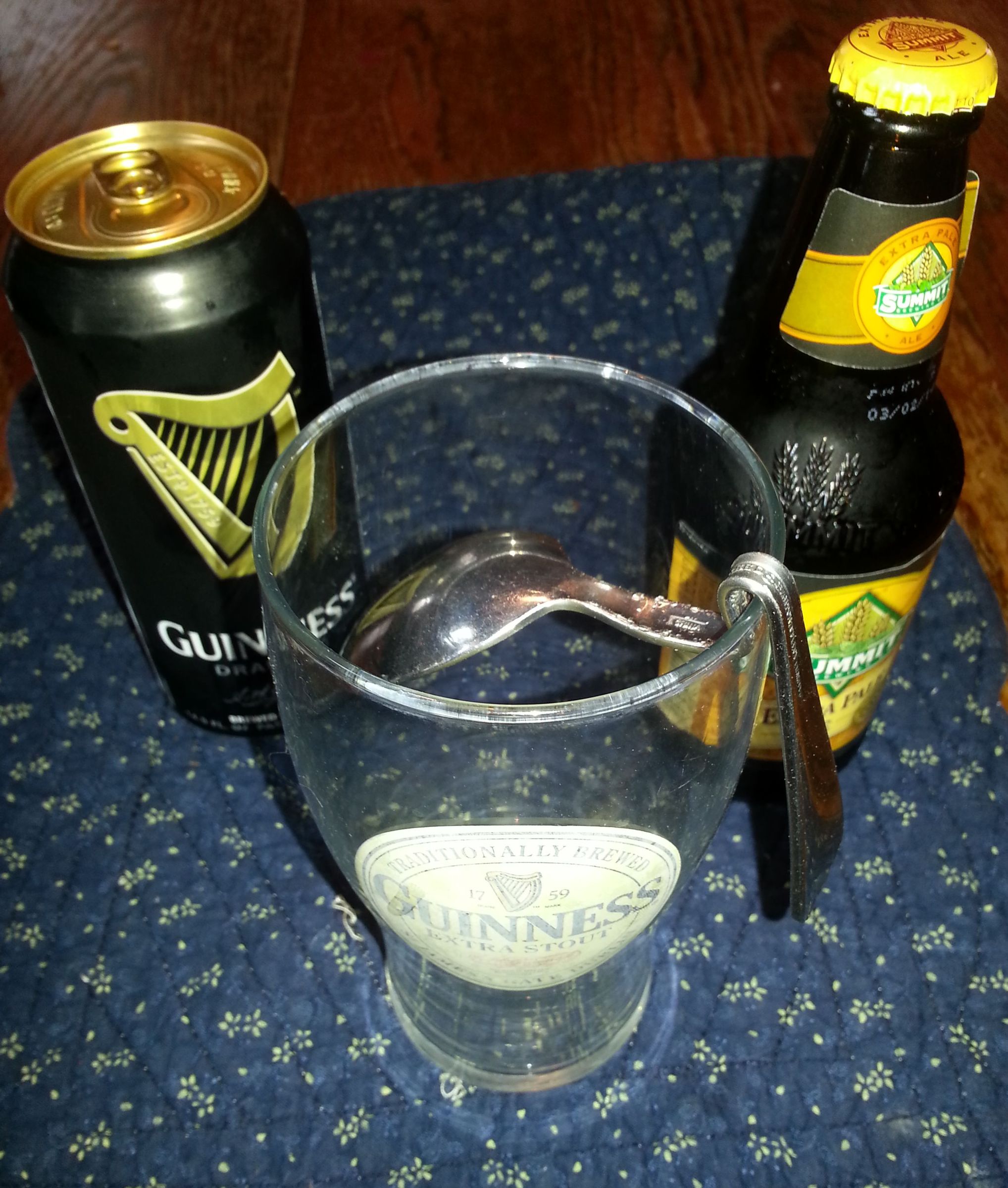 Black And Tan Beer Spoon