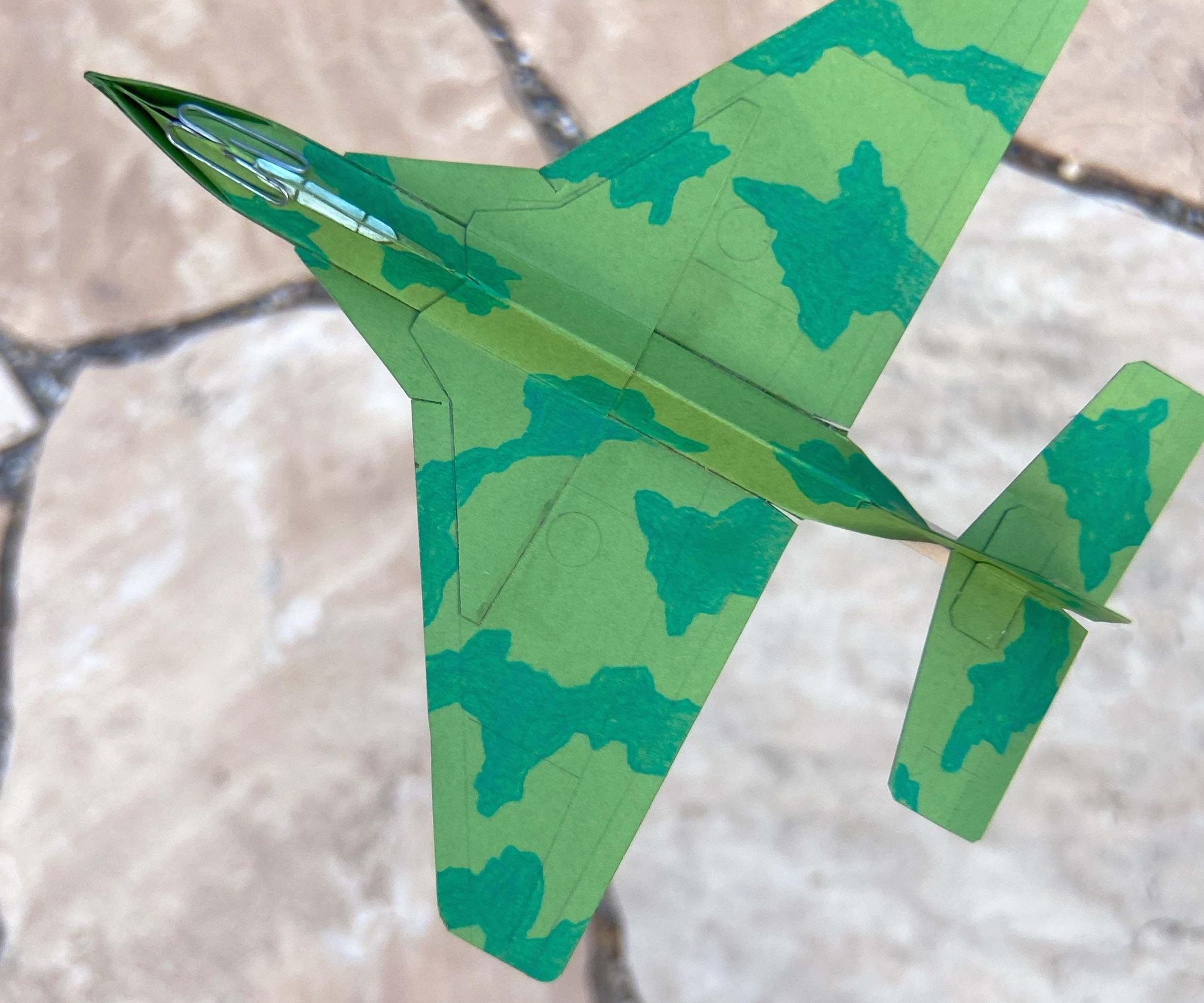 Card Stock Delta Jet Airplane : 11 Steps (with Pictures) - Instructables