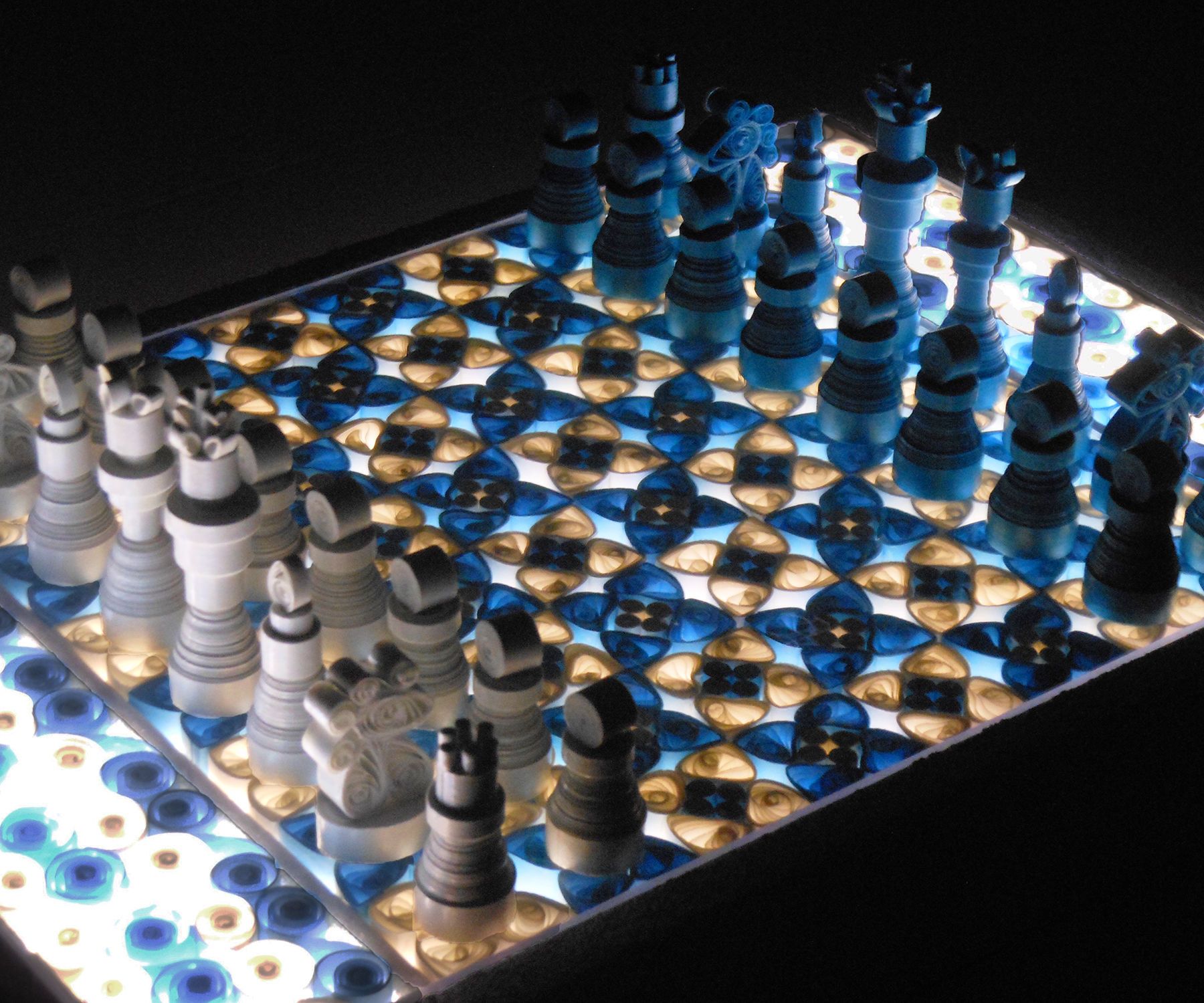 Quilled Chess Box With Light : 22 Steps (with Pictures) - Instructables