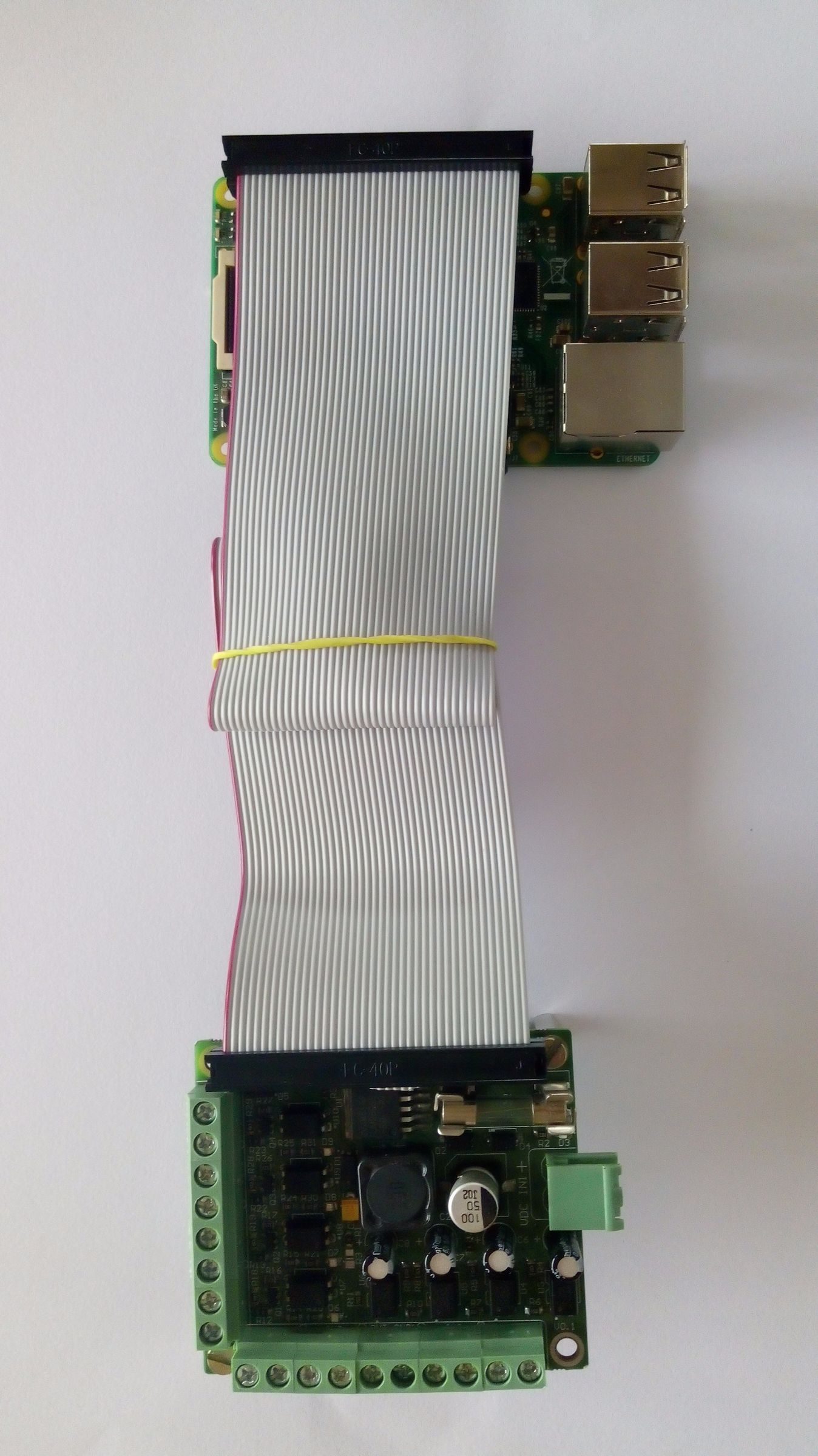 Raspberry Pi Isolated GPIO Board With 12-24VDC to 5VDC Power Supply : 3 ...