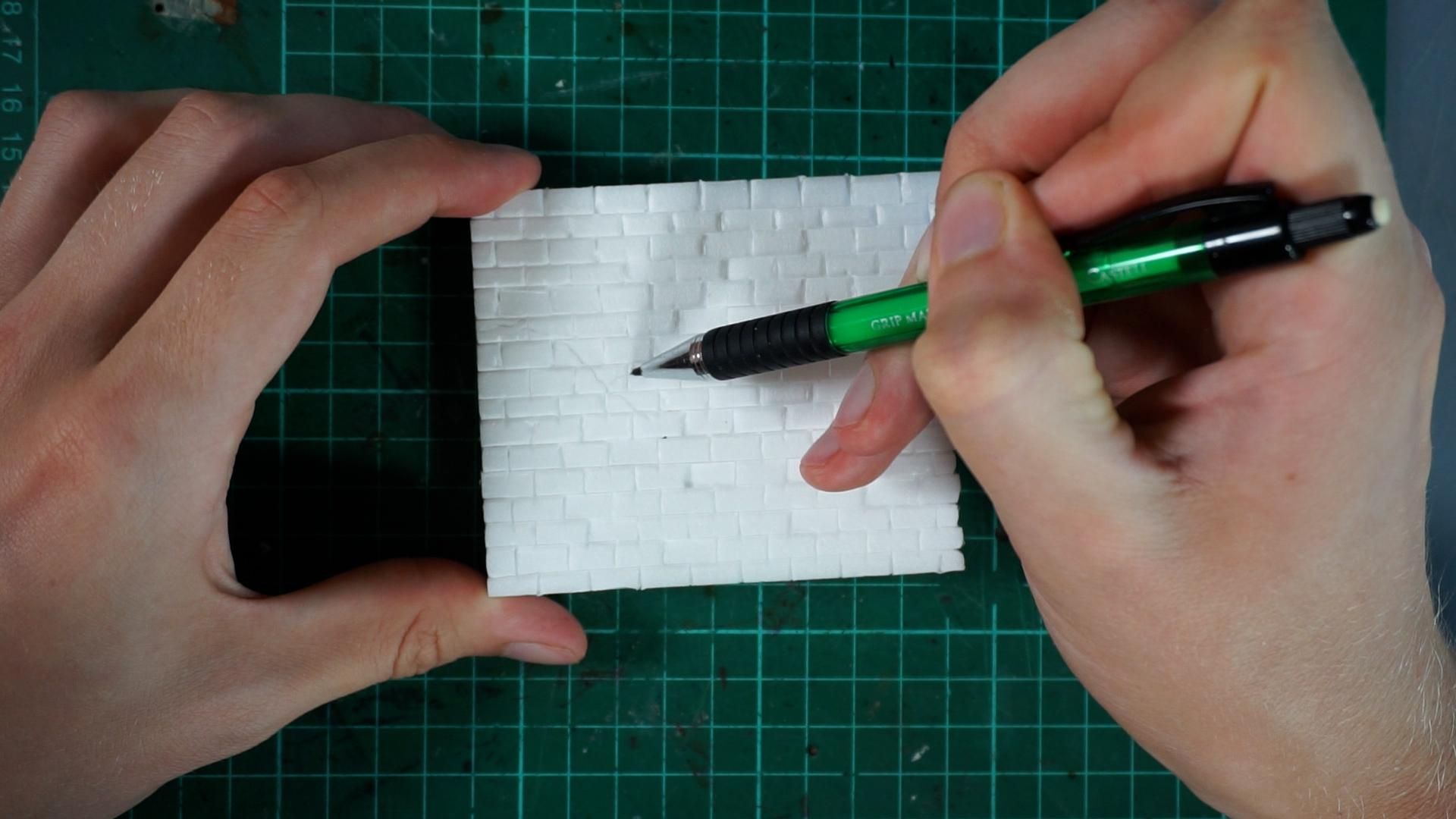 Turn Foam Into a Hyper-Realistic Brick Wall Model : 16 Steps (with ...