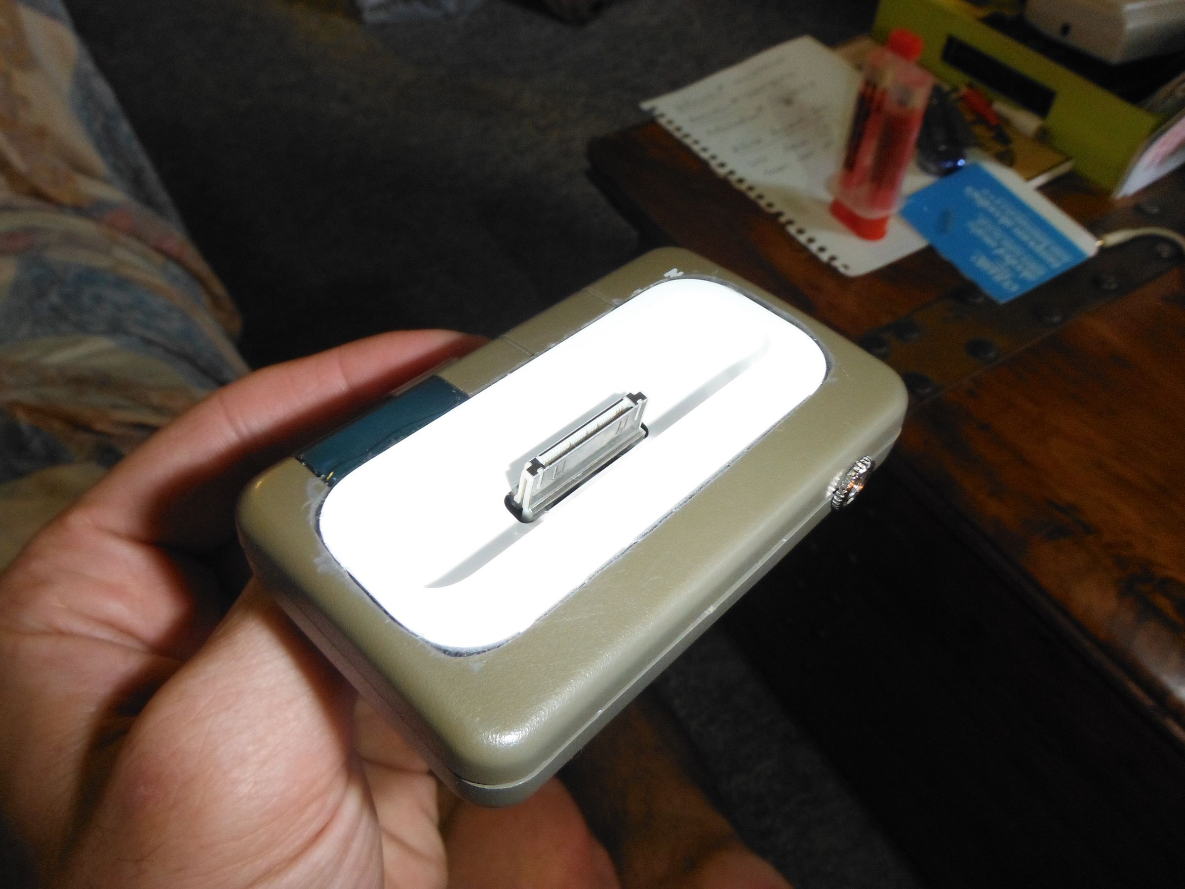 Make a 30 Pin IPod Cradle Out of a Garage Door Opener Remote ...