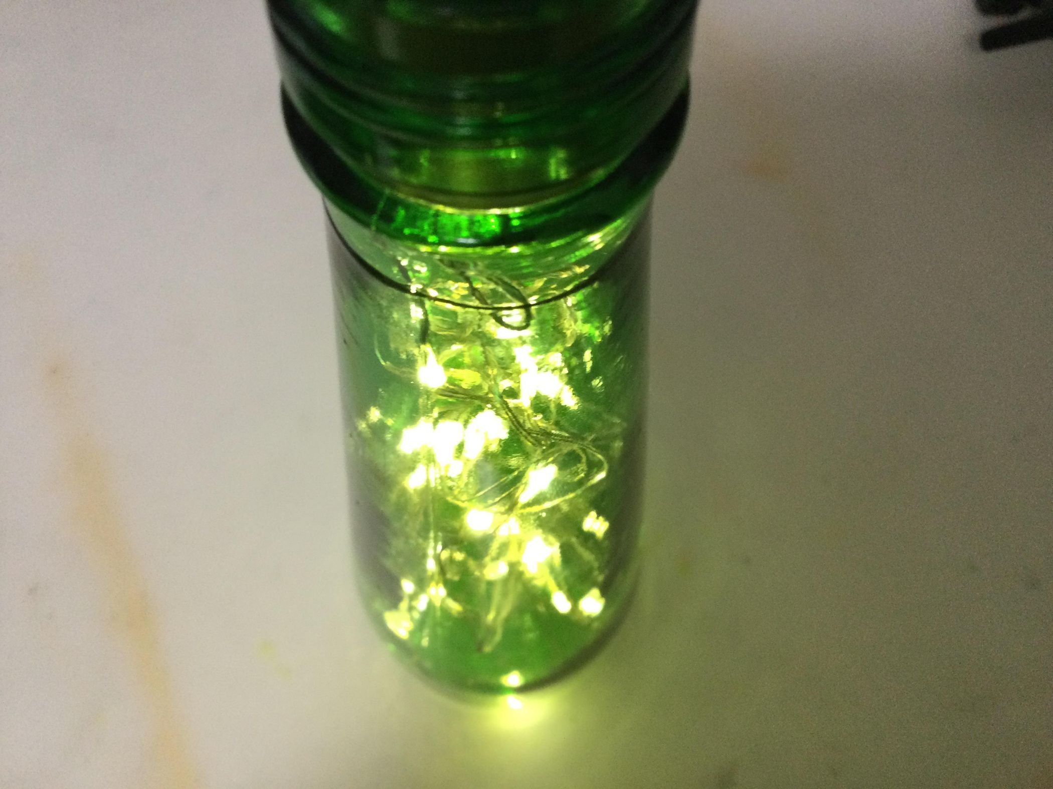 Led Glass Bottle Light : 3 Steps - Instructables