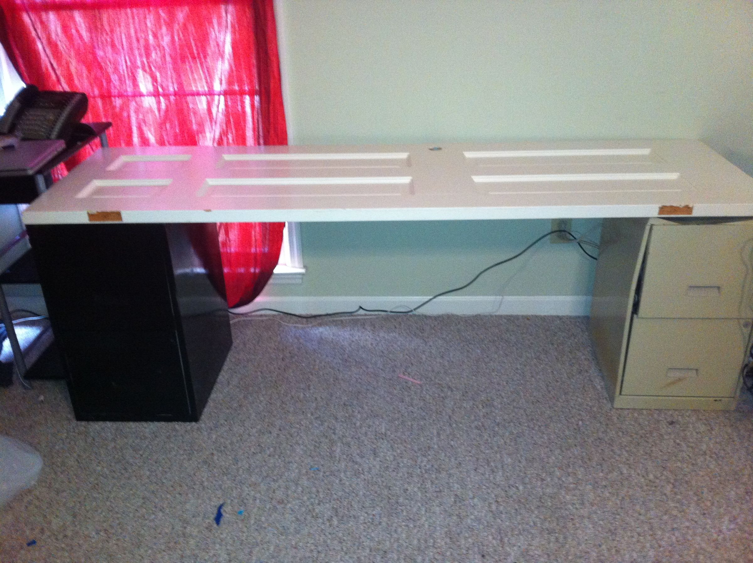 Make Shift Door Desk - Instructables