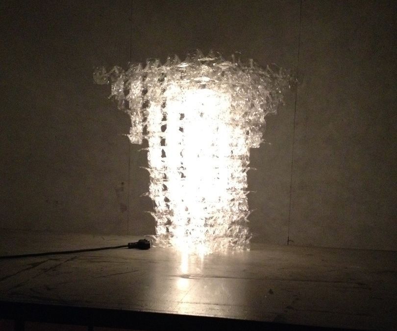 Plastic Lid and Straw Fractal Lamp : 6 Steps (with Pictures ...