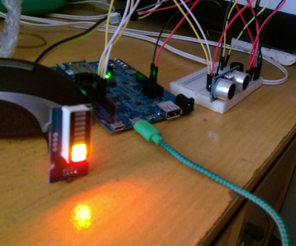 Intel Edison Simple Distance Sensor With Grove LED Bar Indicator and Buzzer : 4 Steps ...
