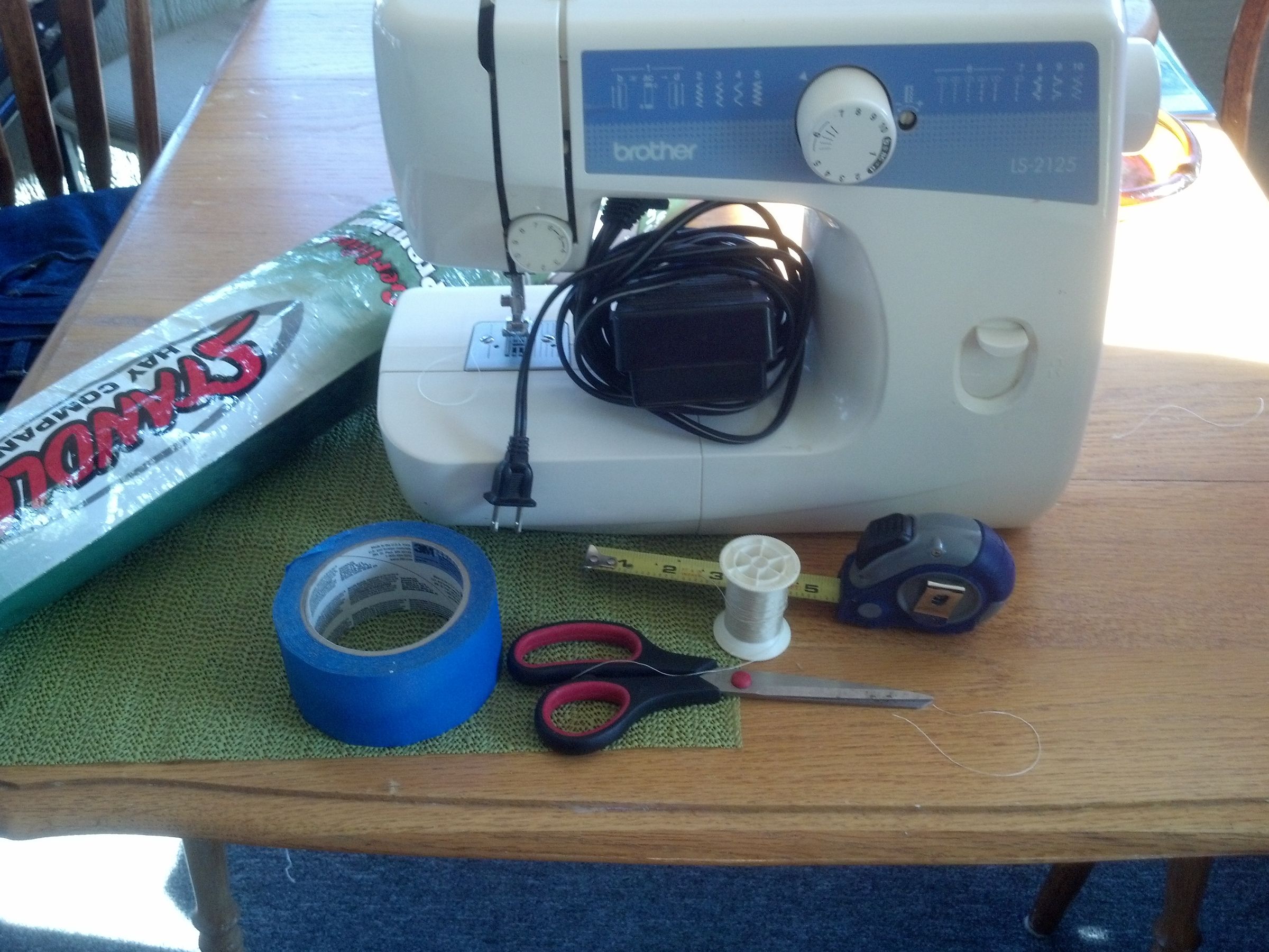 DIY WindShield Protector From Snow & Sun Using Feed Sacks : 7 Steps ...