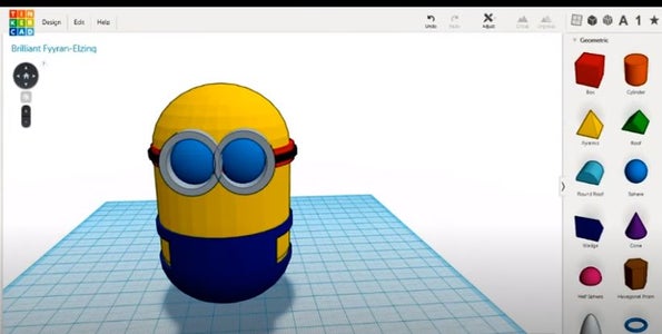 Minions for 3d Printing(TinkerCAD). : 7 Steps - Instructables