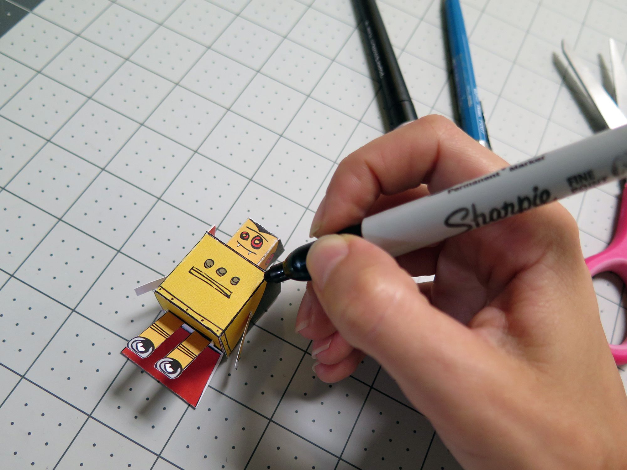 Vampire Robot Papercraft : 13 Steps (with Pictures) - Instructables