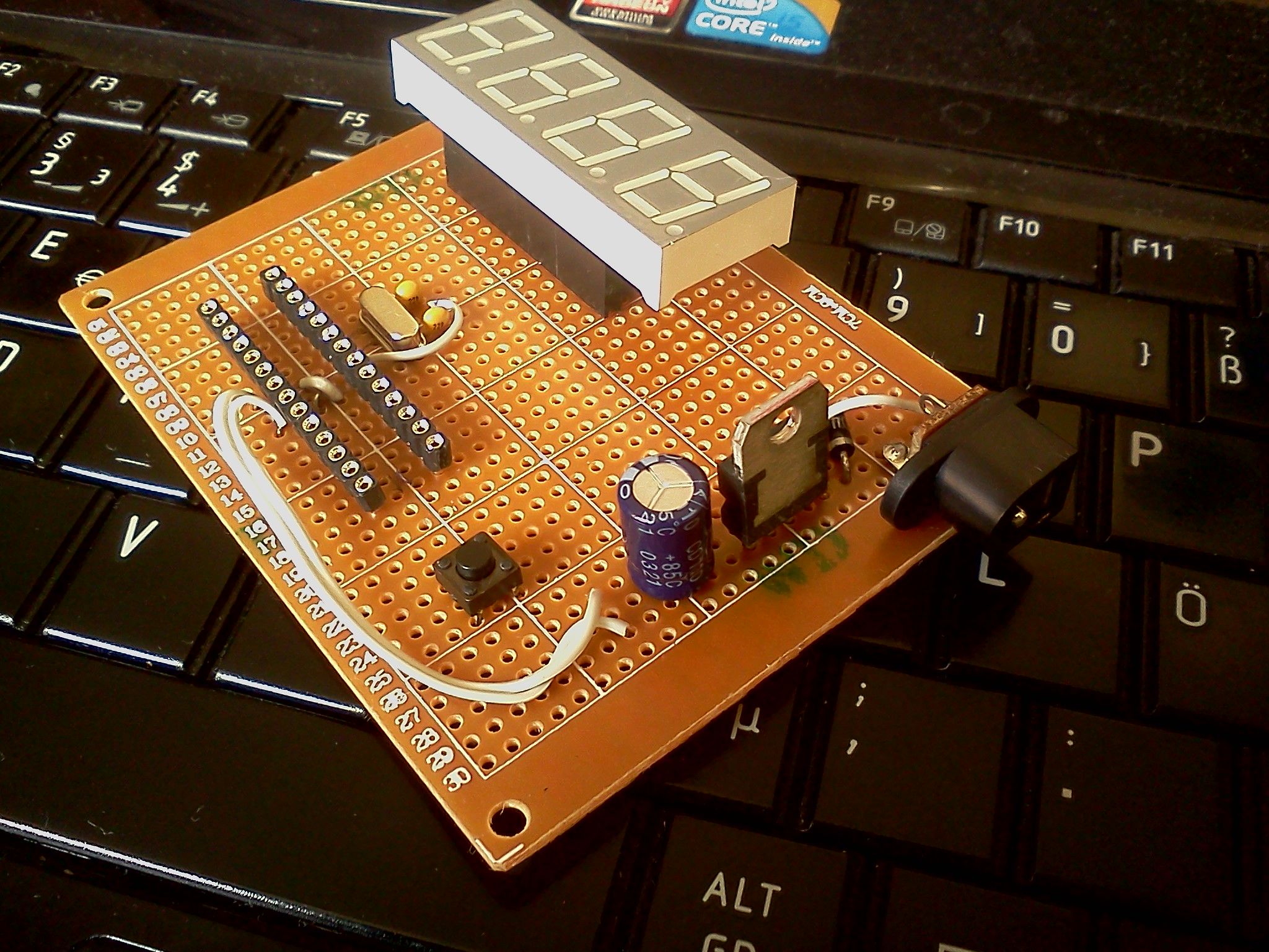 Four Digit Seven Segments Display Counter/thermometer - Instructables