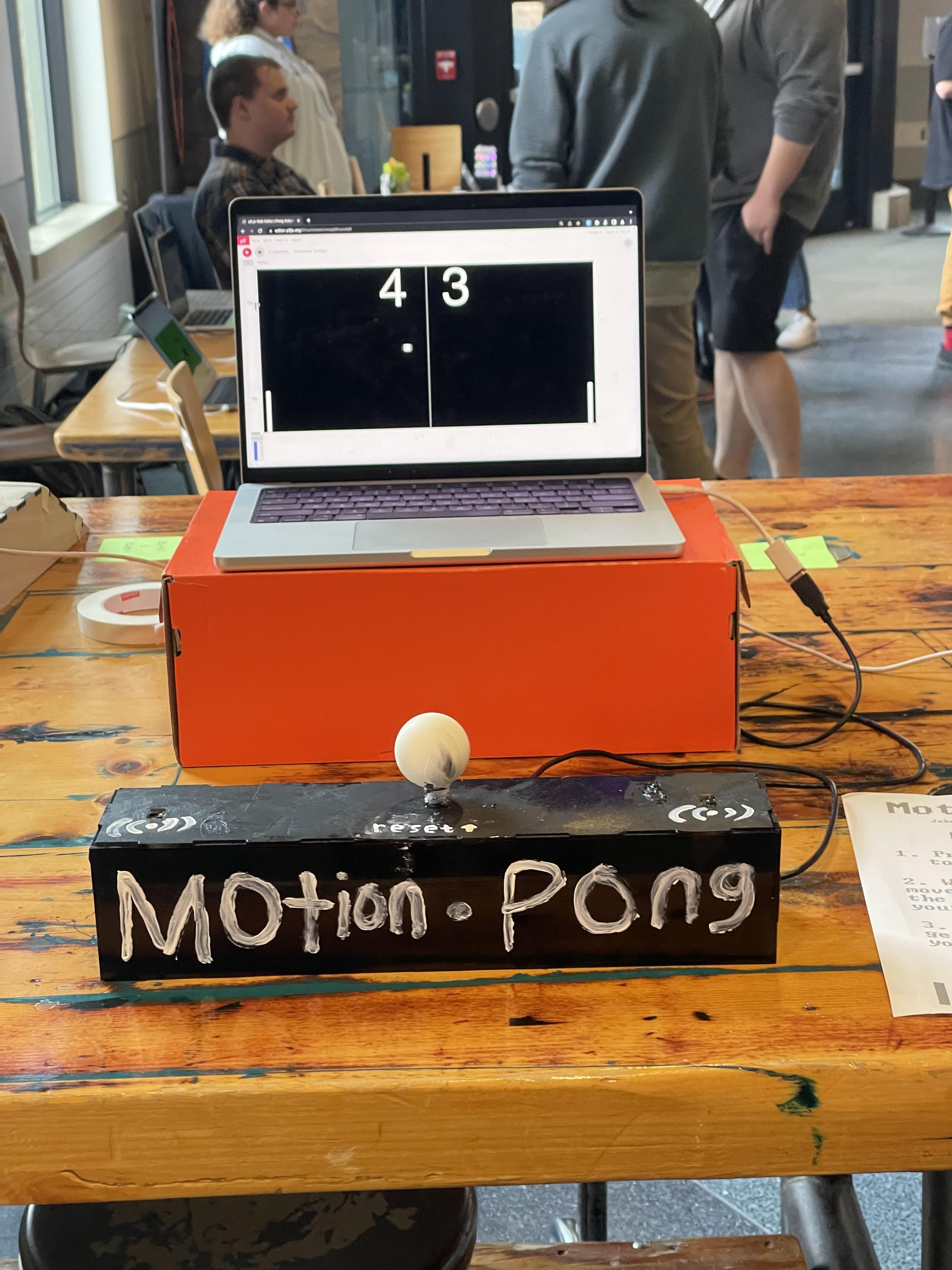 Motion Pong: Li-Dar Controlled Pong Video Game. : 3 Steps - Instructables