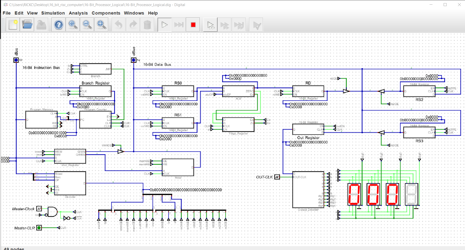 Stacks - A16-Bit Breadboard Processor : 6 Steps (with Pictures ...
