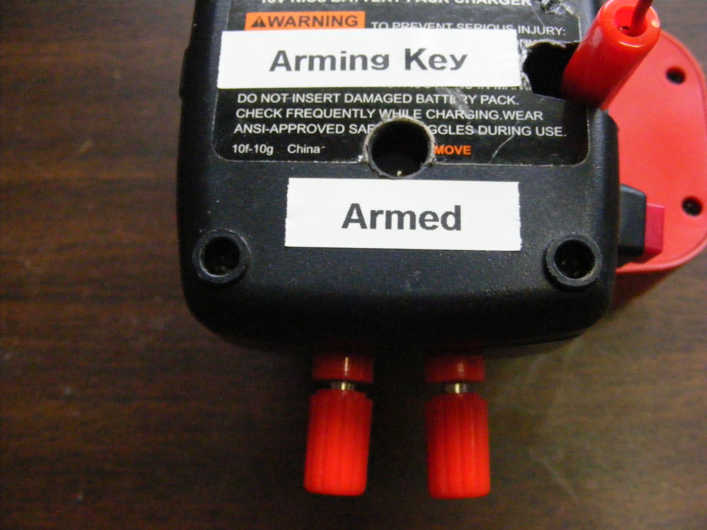 Model Rocket Launch Controller Added to Power Tool Battery Charger : 7 ...
