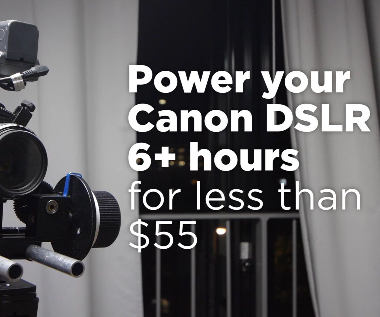 Power Your DSLR Up to 6+ Hours : 4 Steps - Instructables