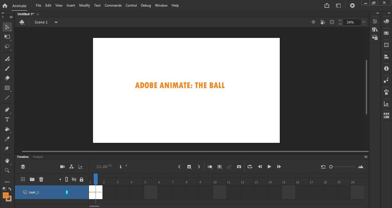 Adobe Animate: the Basic Ball (PART 1) : 5 Steps - Instructables