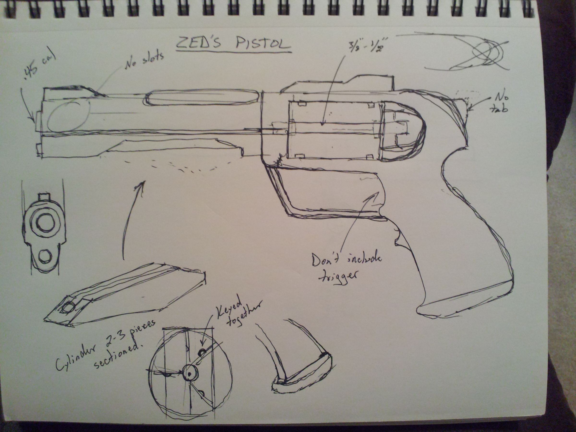 Borderlands 2 Jakobs Revolver - Modified : 4 Steps - Instructables