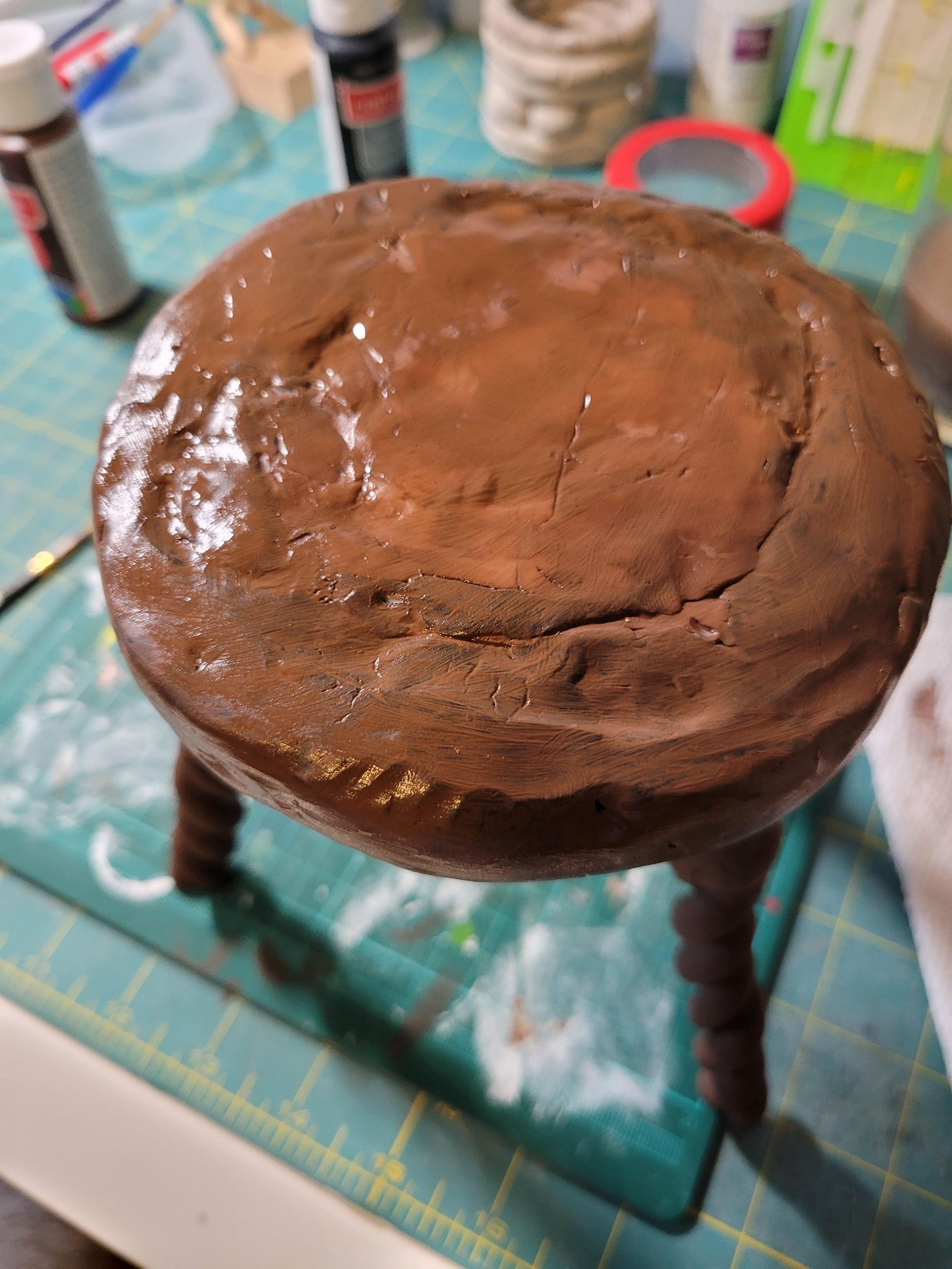 Clay Sorting Hat Pencil Holder on Stool (Harry Potter) : 18 Steps (with ...