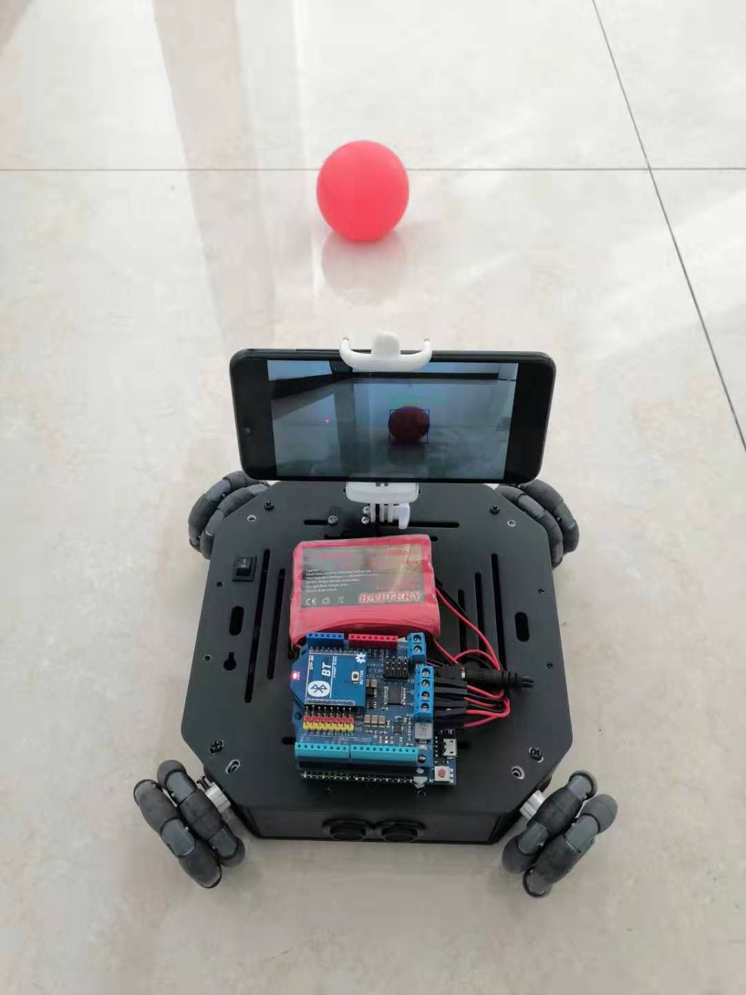 Color Tracking Robot Based on Omnidirectional Wheel and OpenCV : 6 ...