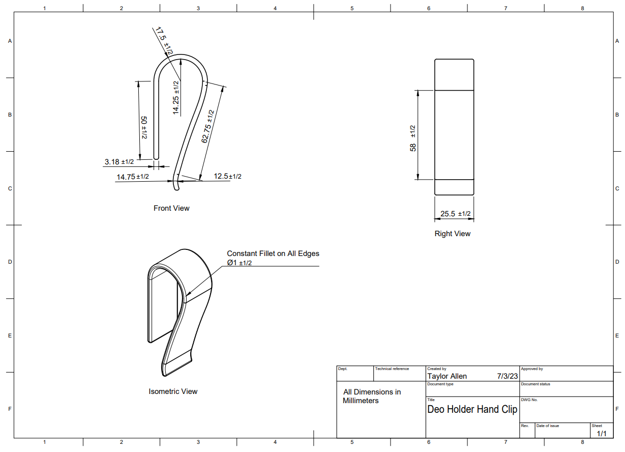 Deodorant Holder for Individuals With Disabilities : 5 Steps (with ...