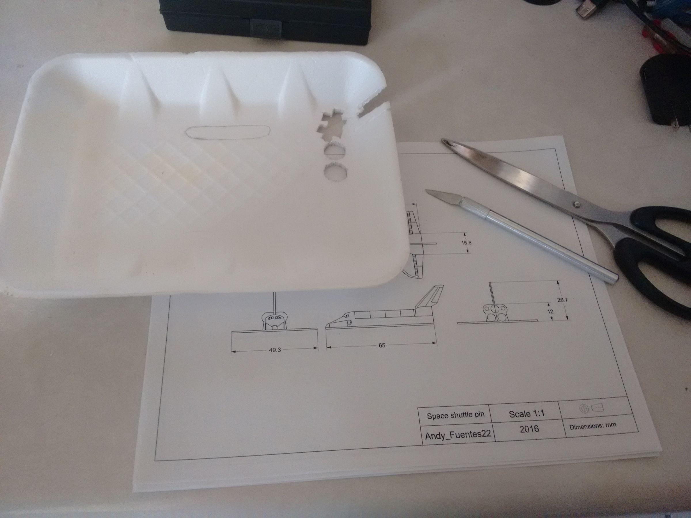 Space Shuttle Copper Pin : 12 Steps (with Pictures) - Instructables