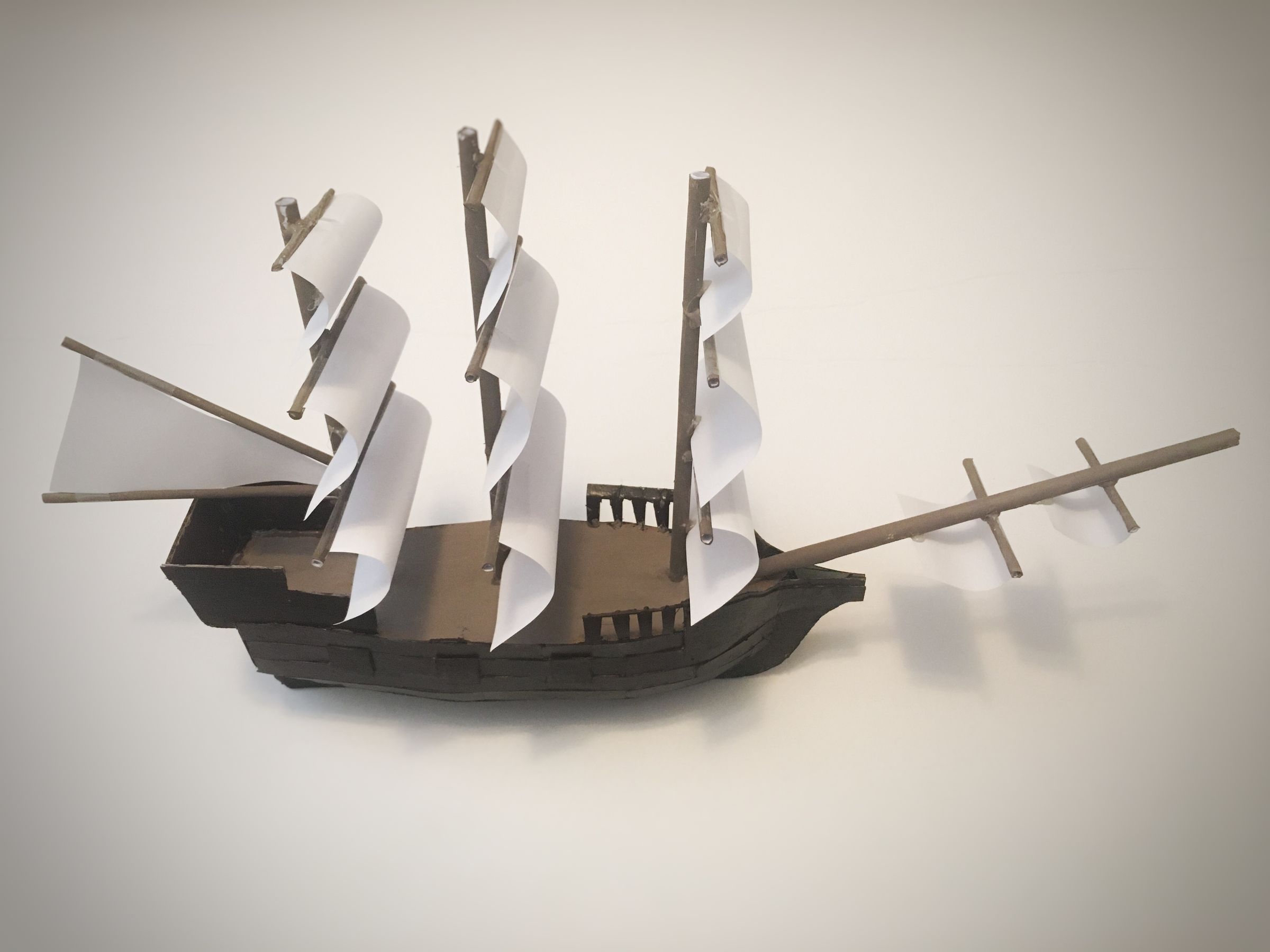 Model Ship From Paper and Cardboard : 15 Steps (with Pictures ...